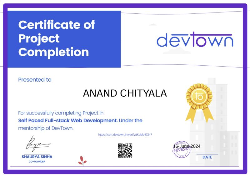 ANAND CHITYALA on LinkedIn: #devtown #devtown #devtown #web #html #css ... ANAND CHITYALA on LinkedIn: #devtown #devtown #devtown #web #html #css ...