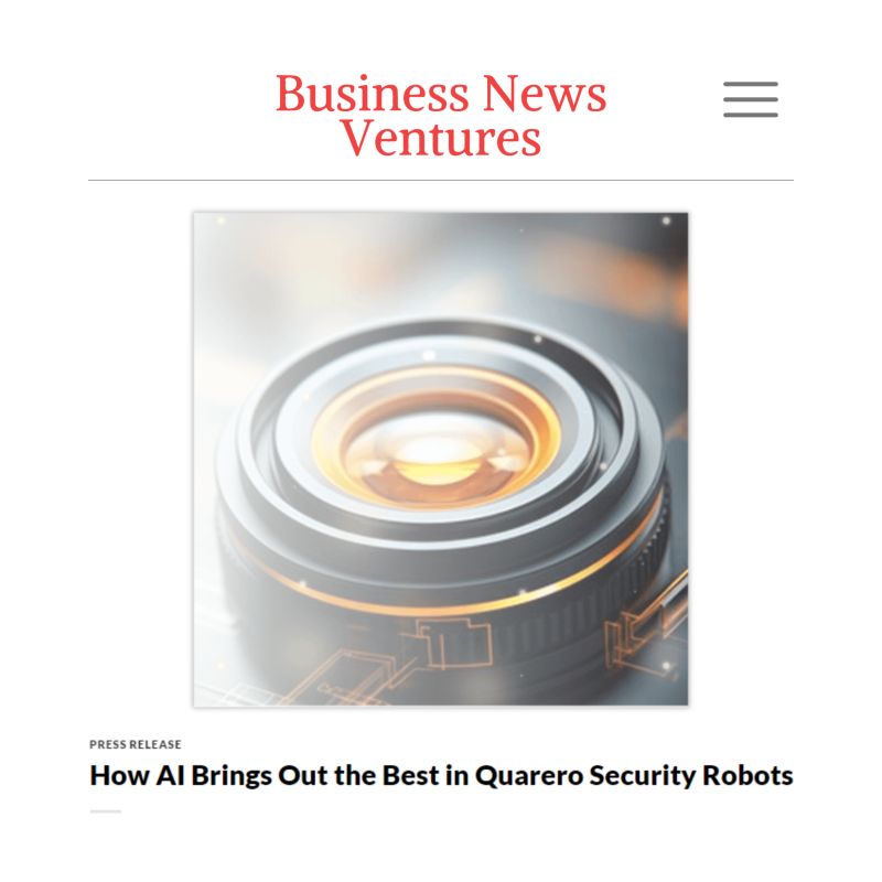 Quarero Robotics on LinkedIn: #ai #robotics #security #innovation Quarero Robotics on LinkedIn: #ai #robotics #security #innovation