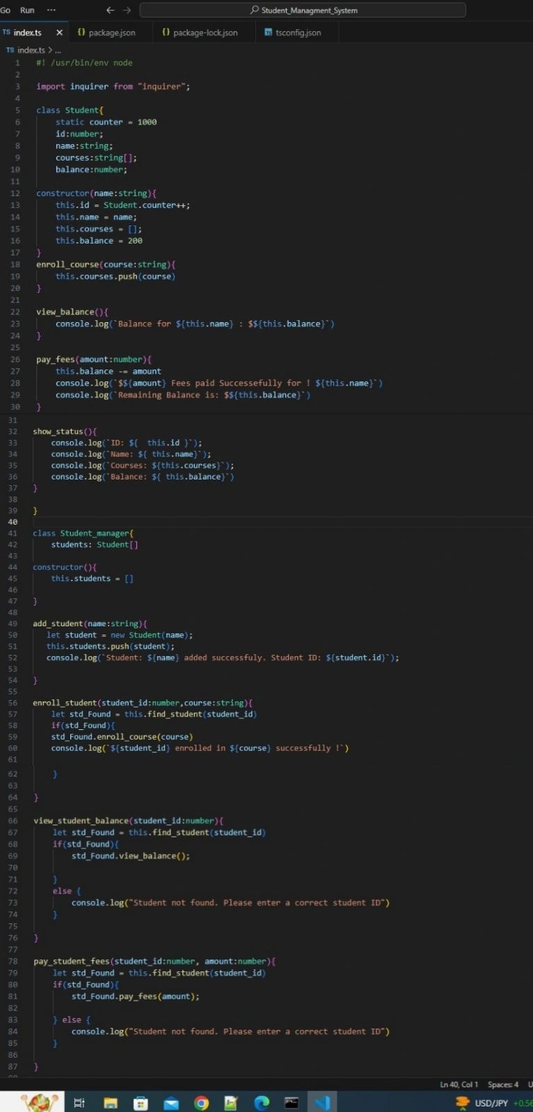 Aqsa Ejaz on LinkedIn: #studentmanagementsystem #typescript #nodejs Aqsa Ejaz on LinkedIn: #studentmanagementsystem #typescript #nodejs