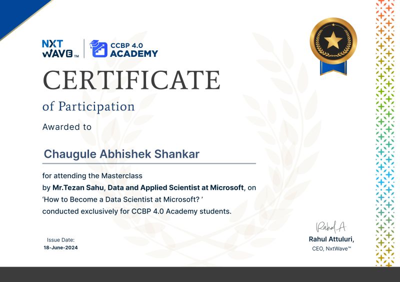 Abhishek Chaugule on LinkedIn: #nxtwave #datascience #careerdevelopment ... Abhishek Chaugule on LinkedIn: #nxtwave #datascience #careerdevelopment ...
