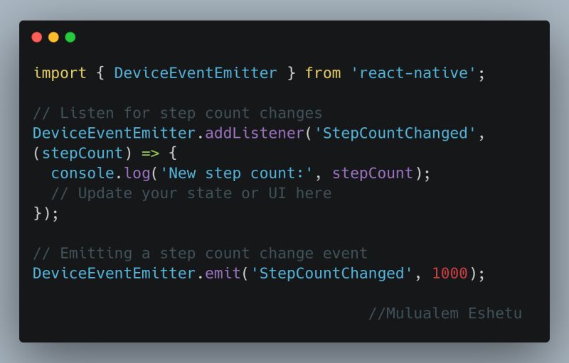 Mulualem Eshetu on LinkedIn: #reactnative #nobiledevelopment #eventhandling Mulualem Eshetu on LinkedIn: #reactnative #nobiledevelopment #eventhandling