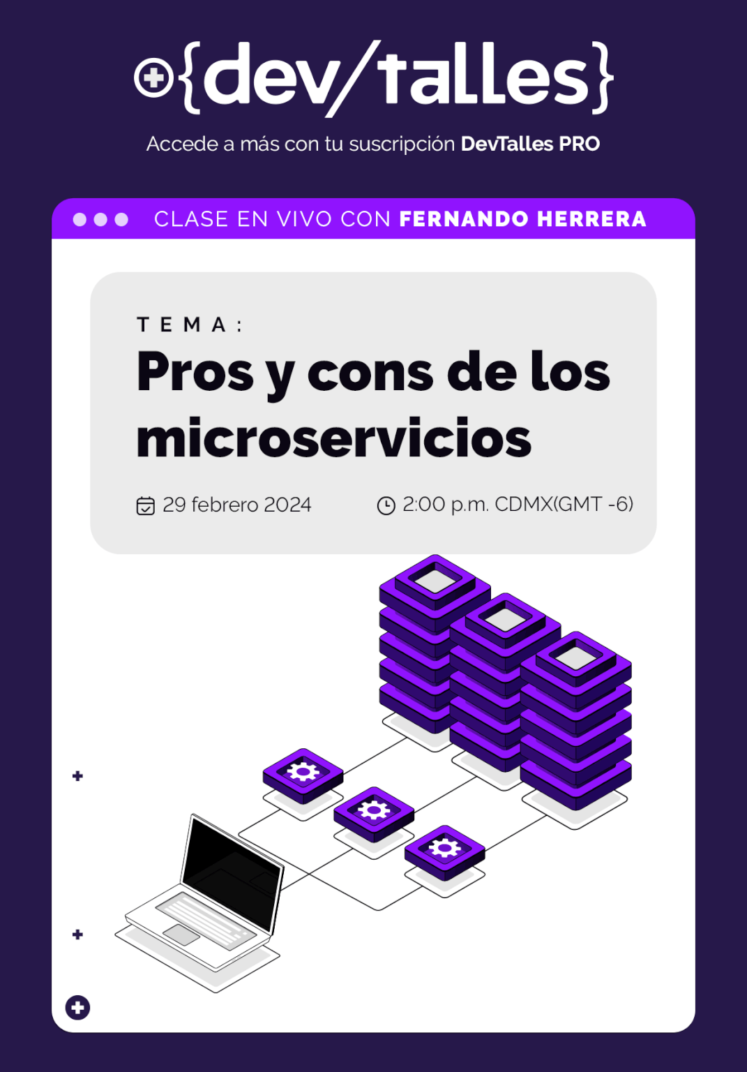 DevTalles en LinkedIn: #claseenvivo #microservicios #nest DevTalles en LinkedIn: #claseenvivo #microservicios #nest