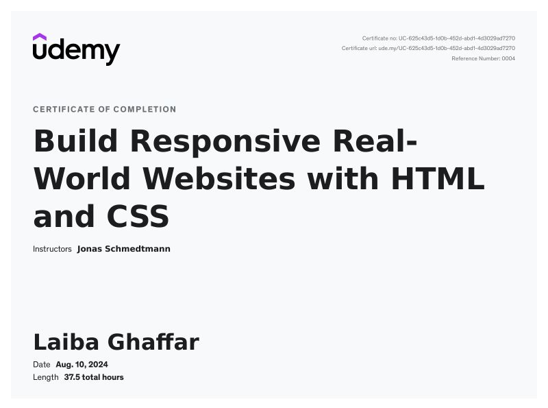 Laiba Ghaffar on LinkedIn: #webdevelopment #html #css #udemy # ... Laiba Ghaffar on LinkedIn: #webdevelopment #html #css #udemy # ...