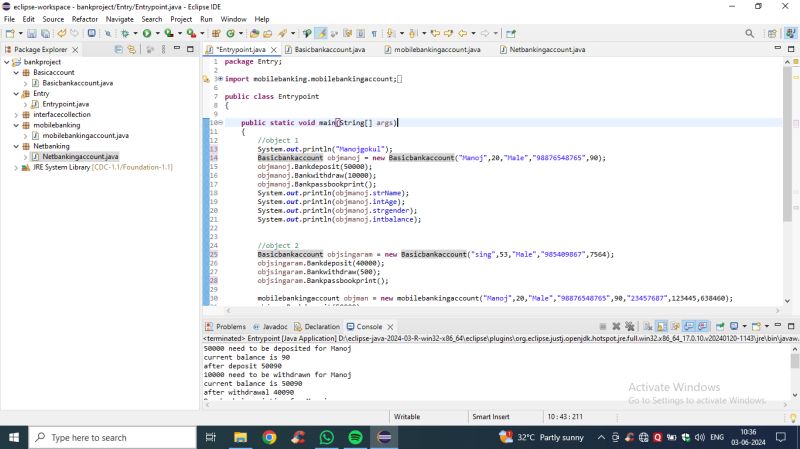 Manoj S on LinkedIn: #oops #java #coding #happylearning #programming Manoj S on LinkedIn: #oops #java #coding #happylearning #programming