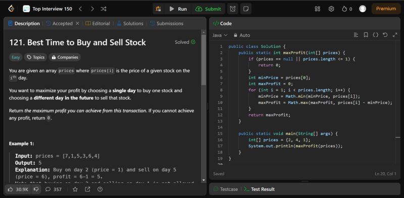 SAMEER DEVNATH on LinkedIn: #leetcode #121problem #problemsolving # ... SAMEER DEVNATH on LinkedIn: #leetcode #121problem #problemsolving # ...