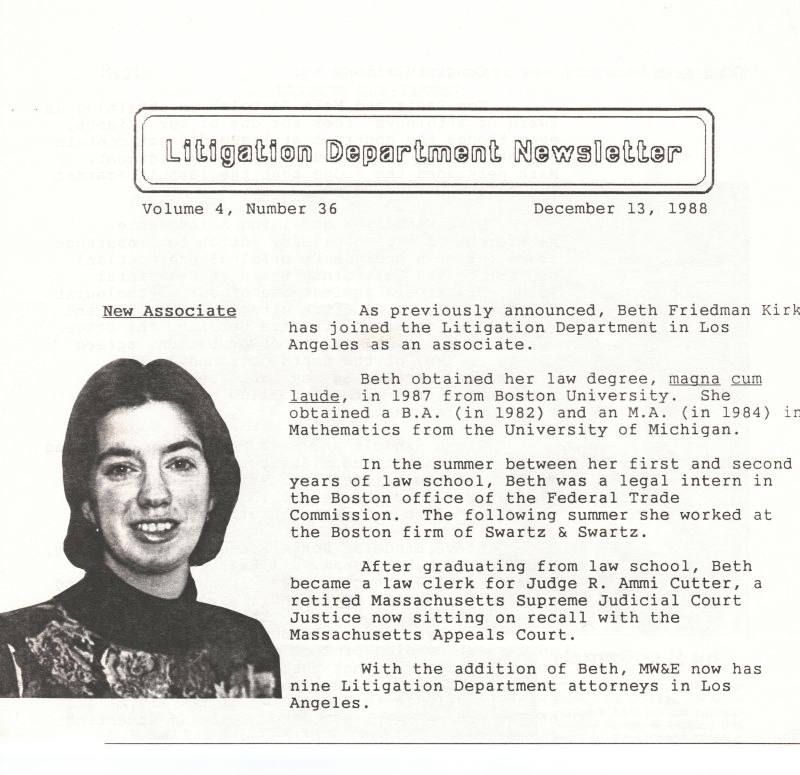 Beth Friedman Kirk on LinkedIn: While sorting through old papers, I ... Beth Friedman Kirk on LinkedIn: While sorting through old papers, I ...