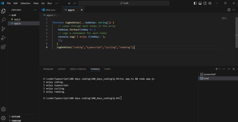 Aqsa Memon on LinkedIn: #100daysofcodingchallange #typescript #coding Aqsa Memon on LinkedIn: #100daysofcodingchallange #typescript #coding