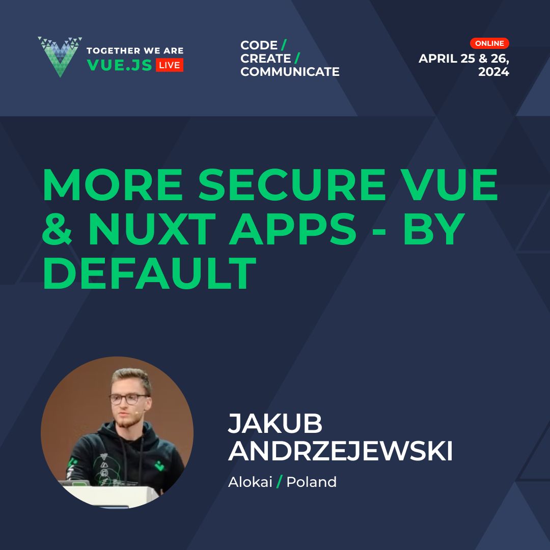 Vue.js Live Conference on LinkedIn: #vuejslive #nuxtjs Vue.js Live Conference on LinkedIn: #vuejslive #nuxtjs