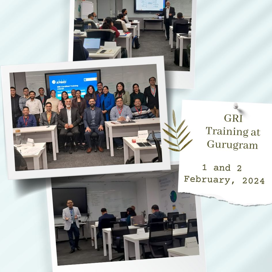 Vishnu Prasad M J on LinkedIn: #kpmg #esg #brsr #gri #training Vishnu Prasad M J on LinkedIn: #kpmg #esg #brsr #gri #training