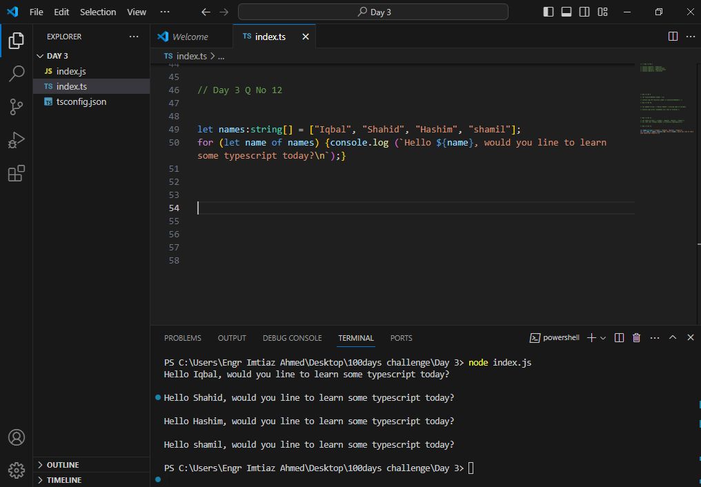Imtiaz Ahmed on LinkedIn: #100daysofcodingchallenge #coding #typescript ... Imtiaz Ahmed on LinkedIn: #100daysofcodingchallenge #coding #typescript ...