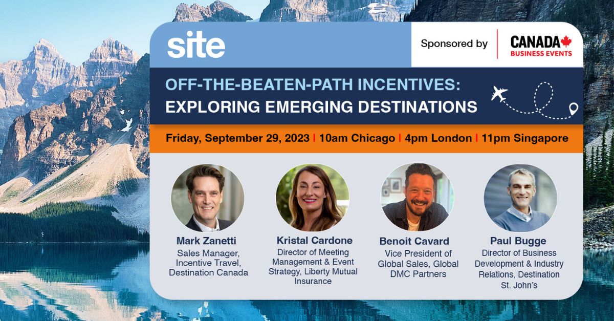 SITE on LinkedIn: Society for Incentive Travel Excellence: Off-the ... SITE on LinkedIn: Society for Incentive Travel Excellence: Off-the ...