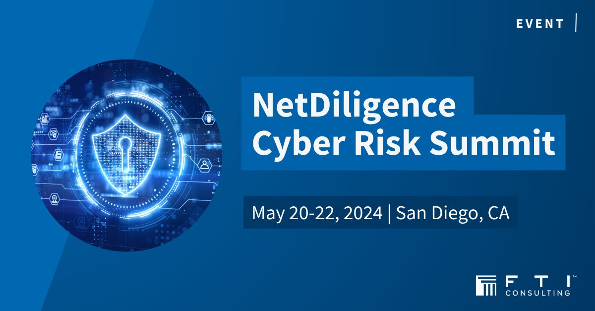 FTI Consulting Cybersecurity on LinkedIn: NetDiligence® | Streamlining ... FTI Consulting Cybersecurity on LinkedIn: NetDiligence® | Streamlining ...