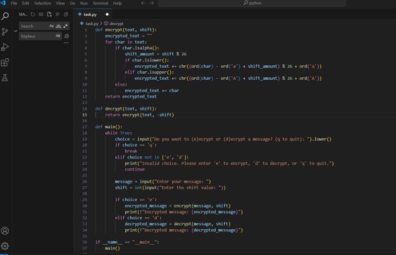 Laiba Noor Ul Huda on LinkedIn: 🚀 Python Programming Challenge: Caesar ... Laiba Noor Ul Huda on LinkedIn: 🚀 Python Programming Challenge: Caesar ...