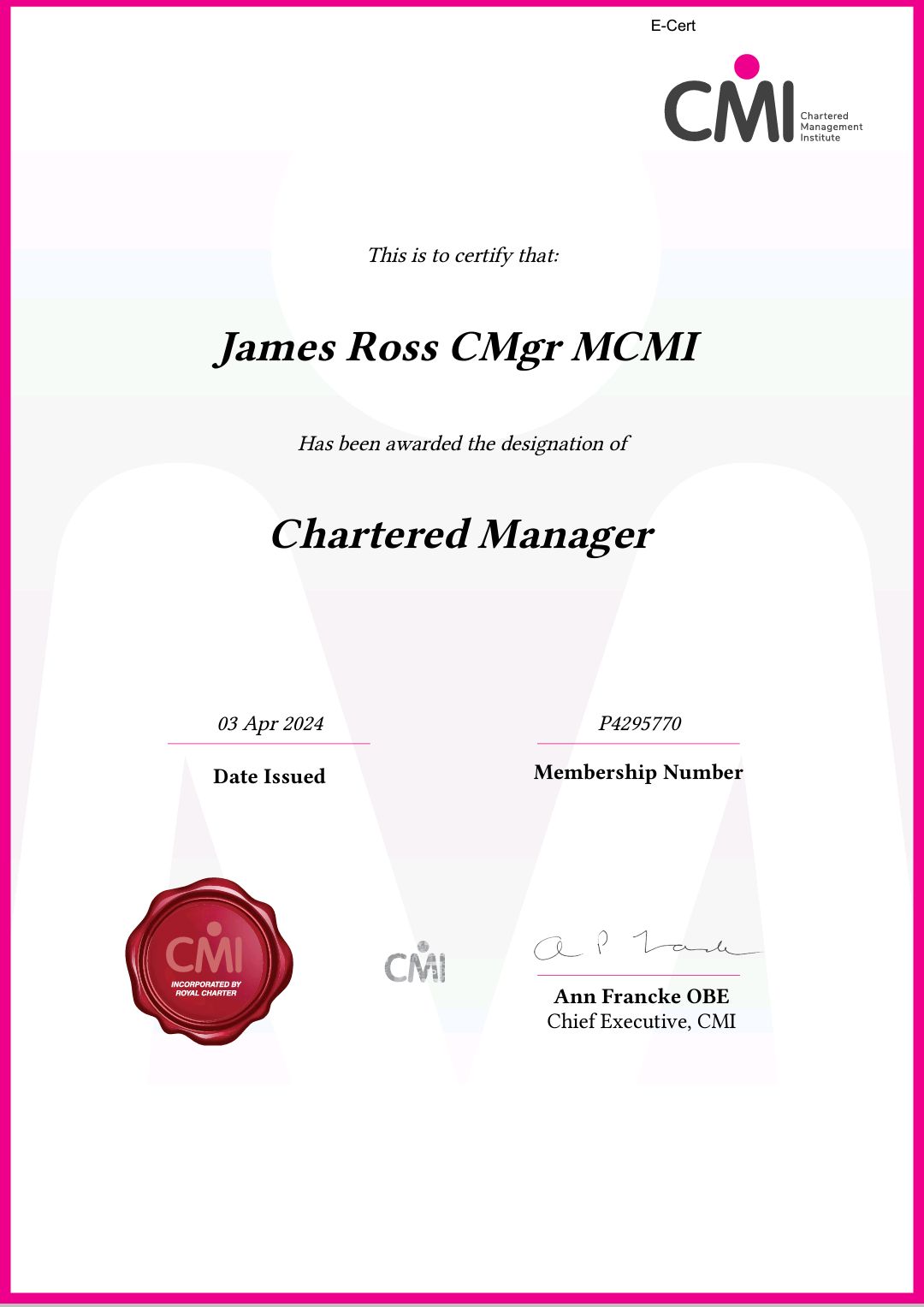 James Ross BSc (Hons) EngTech MIExpE CMgr MCMI on LinkedIn: Just got my ... James Ross BSc (Hons) EngTech MIExpE CMgr MCMI on LinkedIn: Just got my ...