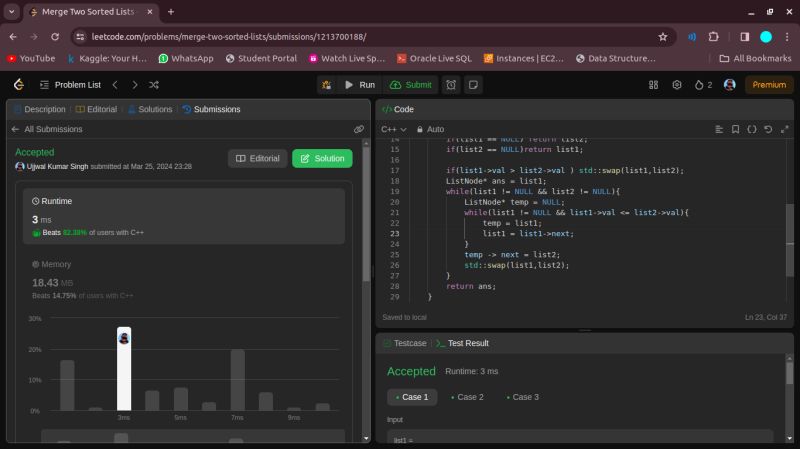 🚀 Solved LeetCode Problems on 29/100 🎯 | Ujjwal Kumar Singh posted on ... 🚀 Solved LeetCode Problems on 29/100 🎯 | Ujjwal Kumar Singh posted on ...