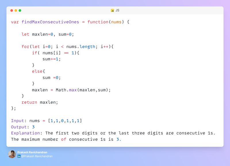 Prakash Ravichandran on LinkedIn: #leetcode #dsa #javascript #frontend ... Prakash Ravichandran on LinkedIn: #leetcode #dsa #javascript #frontend ...