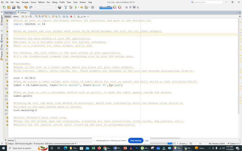 Banafshan Hyder on LinkedIn: #python #gui #tkinter #syntax #learnpython ... Banafshan Hyder on LinkedIn: #python #gui #tkinter #syntax #learnpython ...
