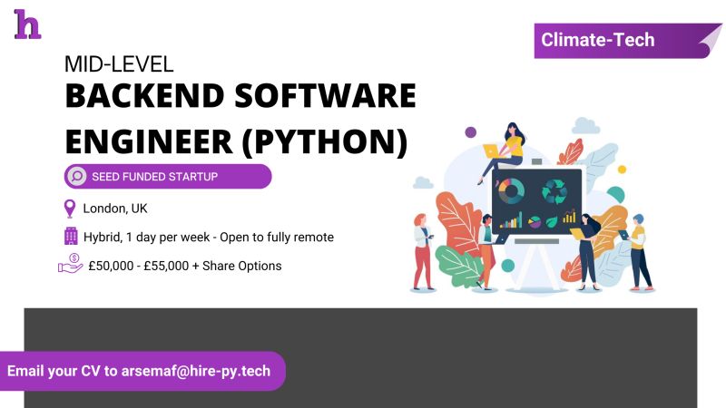 hire|py on LinkedIn: #python #tech #climatetech #foodtech #startups hire|py on LinkedIn: #python #tech #climatetech #foodtech #startups