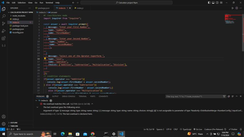 Sharib Ateeq on LinkedIn: #typescript #inquirer #npm #coding #help # ... Sharib Ateeq on LinkedIn: #typescript #inquirer #npm #coding #help # ...