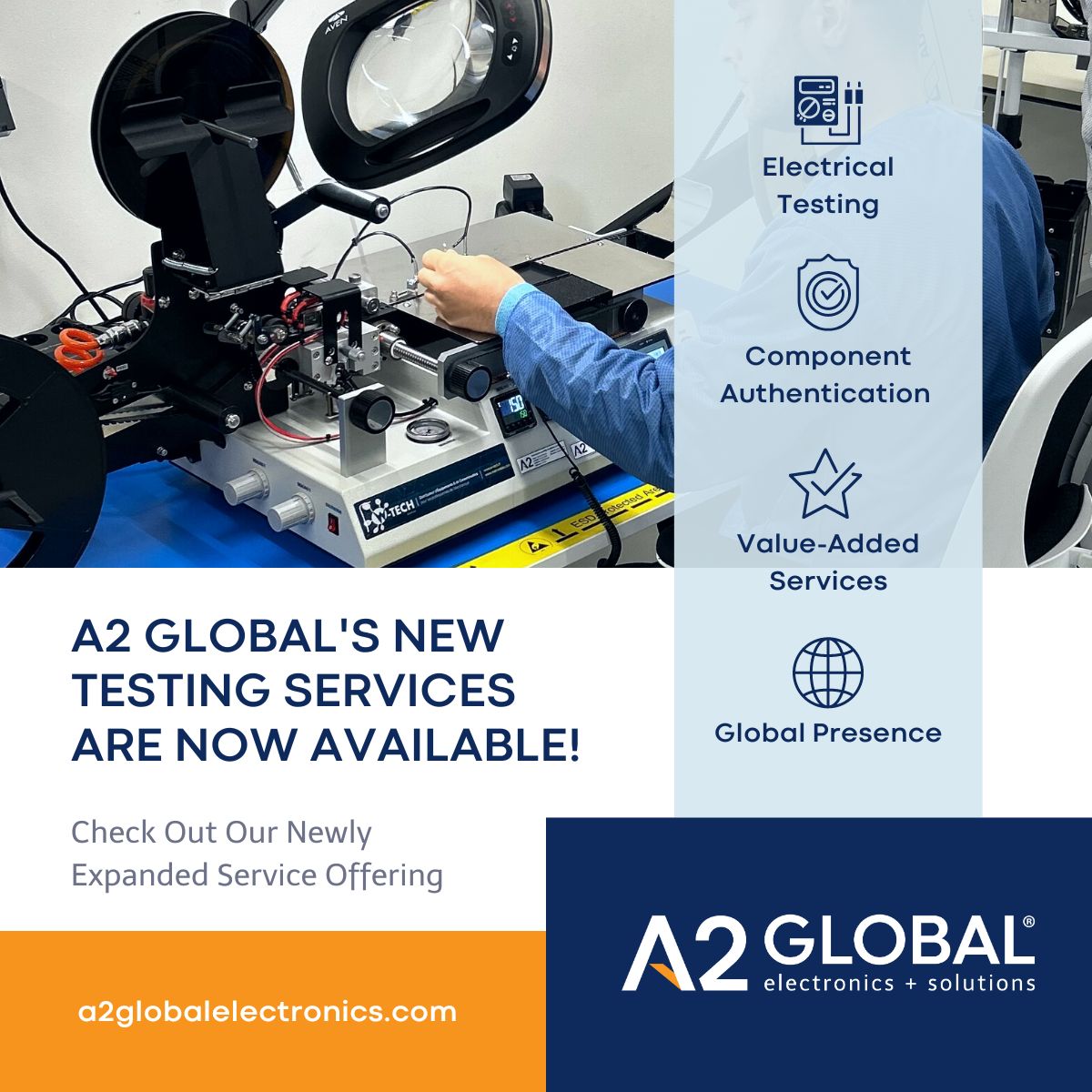 A2 Global Electronics + Solutions on LinkedIn: Component Testing Services A2 Global Electronics + Solutions on LinkedIn: Component Testing Services