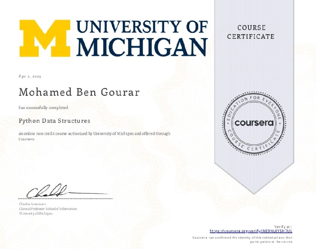 Mohamed Ben Gourar on LinkedIn: #work #pythonprogramming #learning # ... Mohamed Ben Gourar on LinkedIn: #work #pythonprogramming #learning # ...