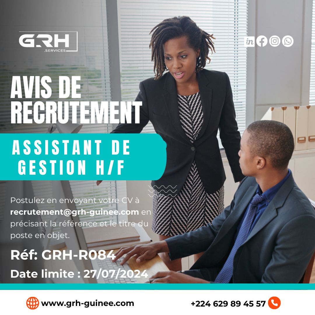 GRH-Services / Guinee sur LinkedIn : #services #recrutement #formation ... GRH-Services / Guinee sur LinkedIn : #services #recrutement #formation ...