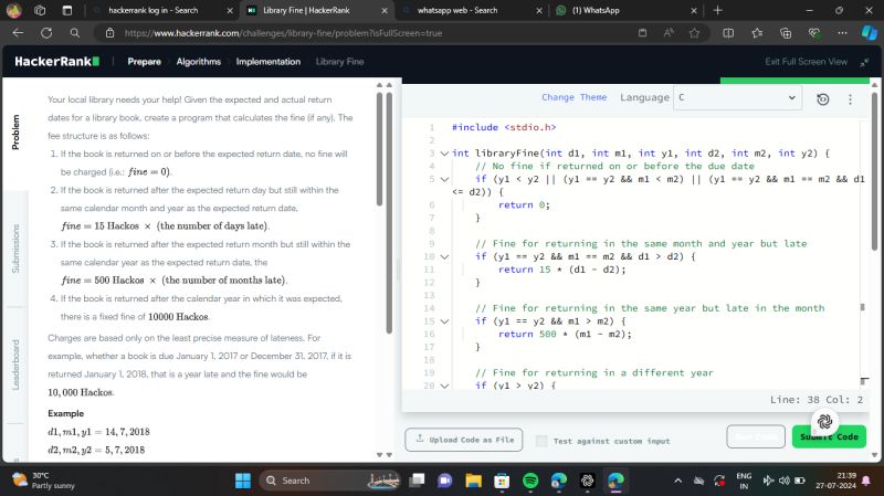 Meera yazhini on LinkedIn: #hackerrank Meera yazhini on LinkedIn: #hackerrank