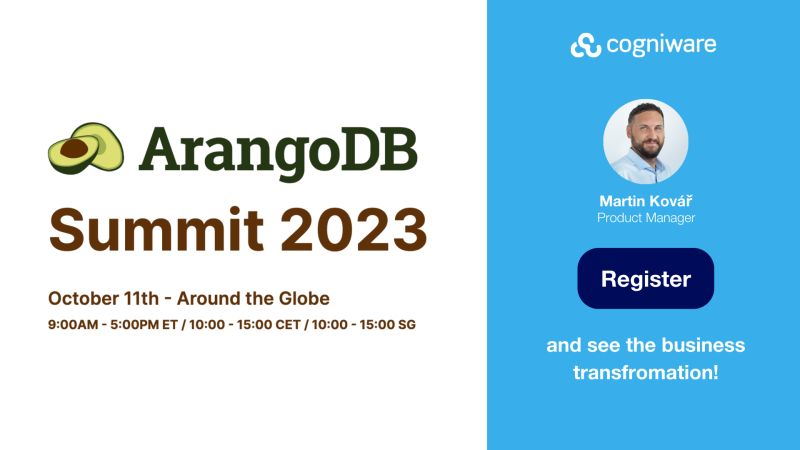 Cogniware on LinkedIn: ArangoDB Summit 2023 Cogniware on LinkedIn: ArangoDB Summit 2023