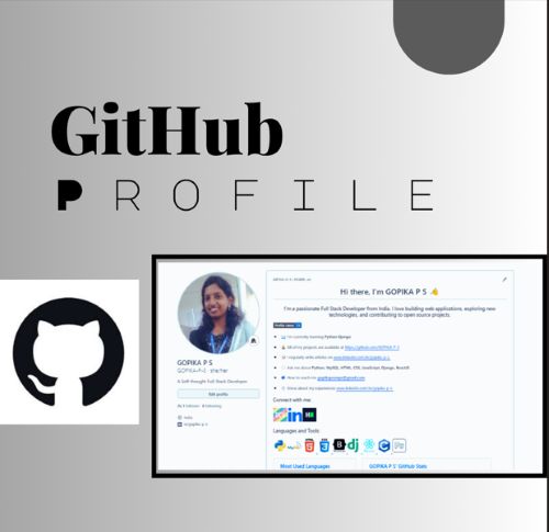 GOPIKA P S on LinkedIn: I am thrilled to present my GitHub profile ... GOPIKA P S on LinkedIn: I am thrilled to present my GitHub profile ...