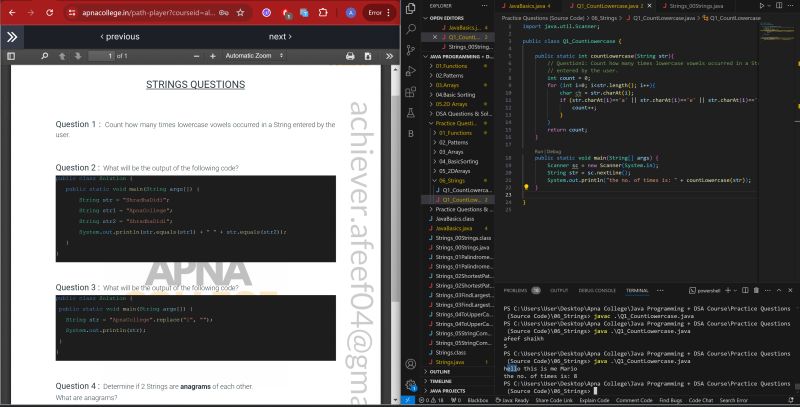 Afeef Shaikh on LinkedIn: #learningjourney #java #strings #coding # ... Afeef Shaikh on LinkedIn: #learningjourney #java #strings #coding # ...