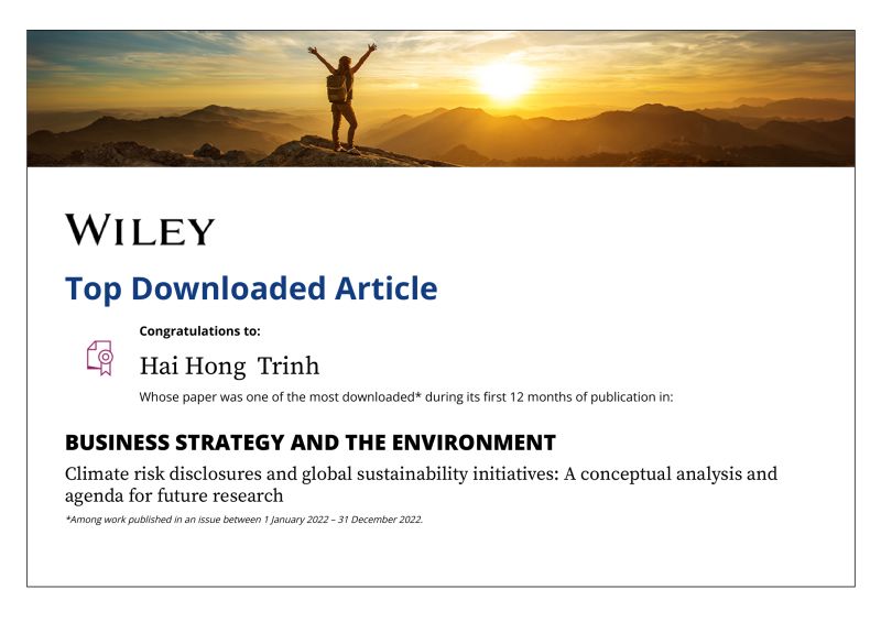 Hai Hong Trinh on LinkedIn: #topdownloadedarticle #climatechange # ... Hai Hong Trinh on LinkedIn: #topdownloadedarticle #climatechange # ...