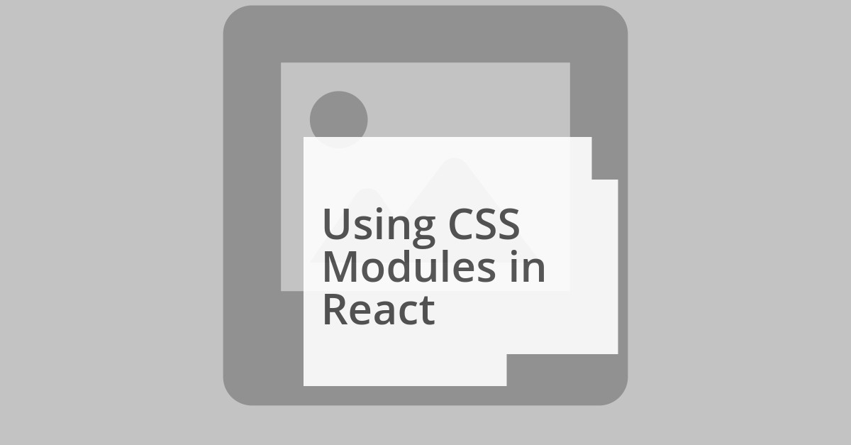 React Jobs on LinkedIn: Using CSS Modules in React React Jobs on LinkedIn: Using CSS Modules in React
