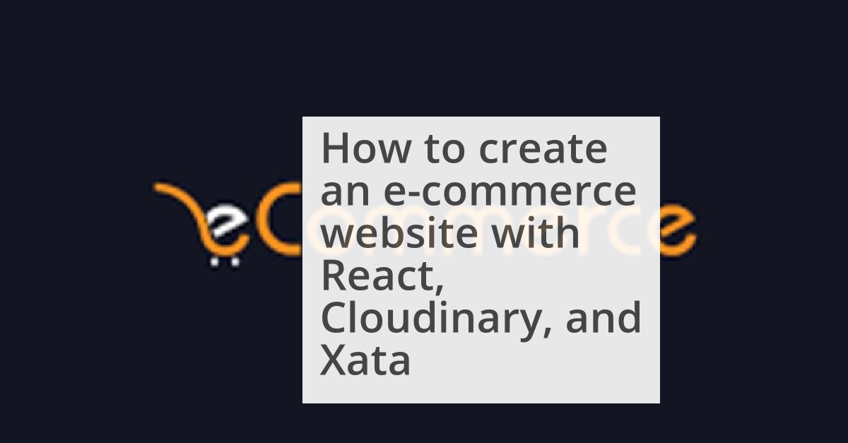 React Jobs on LinkedIn: How to create an e-commerce website with React ... React Jobs on LinkedIn: How to create an e-commerce website with React ...