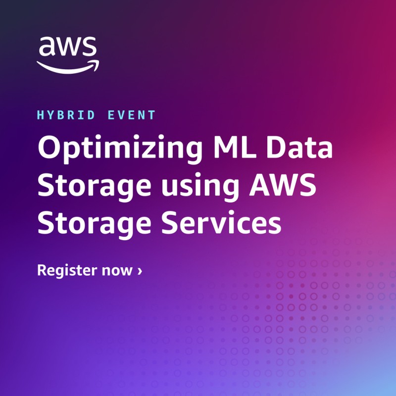 AWS Machine Learning on LinkedIn: Optimizing ML Data Storage using AWS ... AWS Machine Learning on LinkedIn: Optimizing ML Data Storage using AWS ...