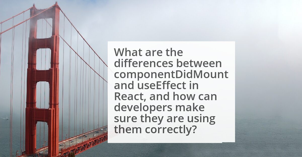 Woojin Ahn on LinkedIn: A Deep Dive into componentDidMount and ... Woojin Ahn on LinkedIn: A Deep Dive into componentDidMount and ...