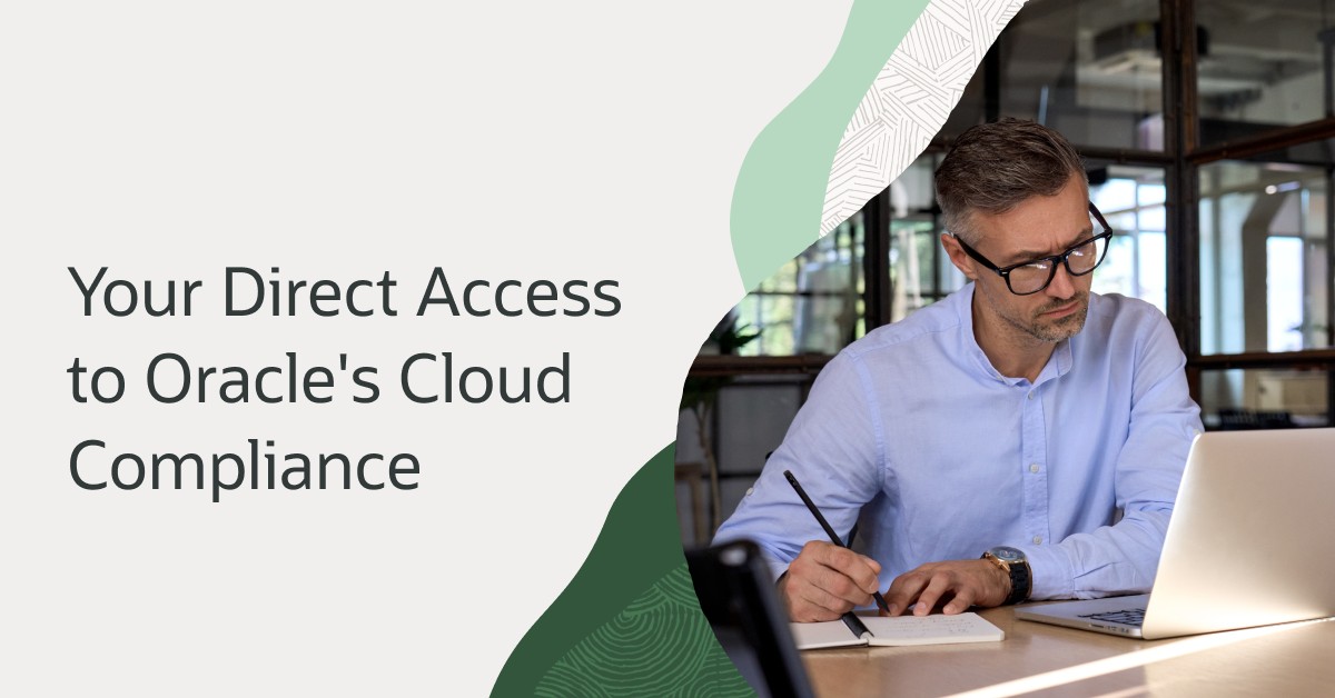 Oracle Cloud LinkedIn‘de: Cloud Compliance with Oracle Oracle Cloud LinkedIn‘de: Cloud Compliance with Oracle
