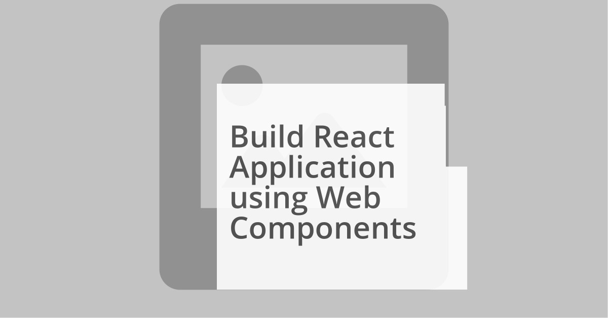 React Jobs on LinkedIn: Build React Application using Web Components React Jobs on LinkedIn: Build React Application using Web Components