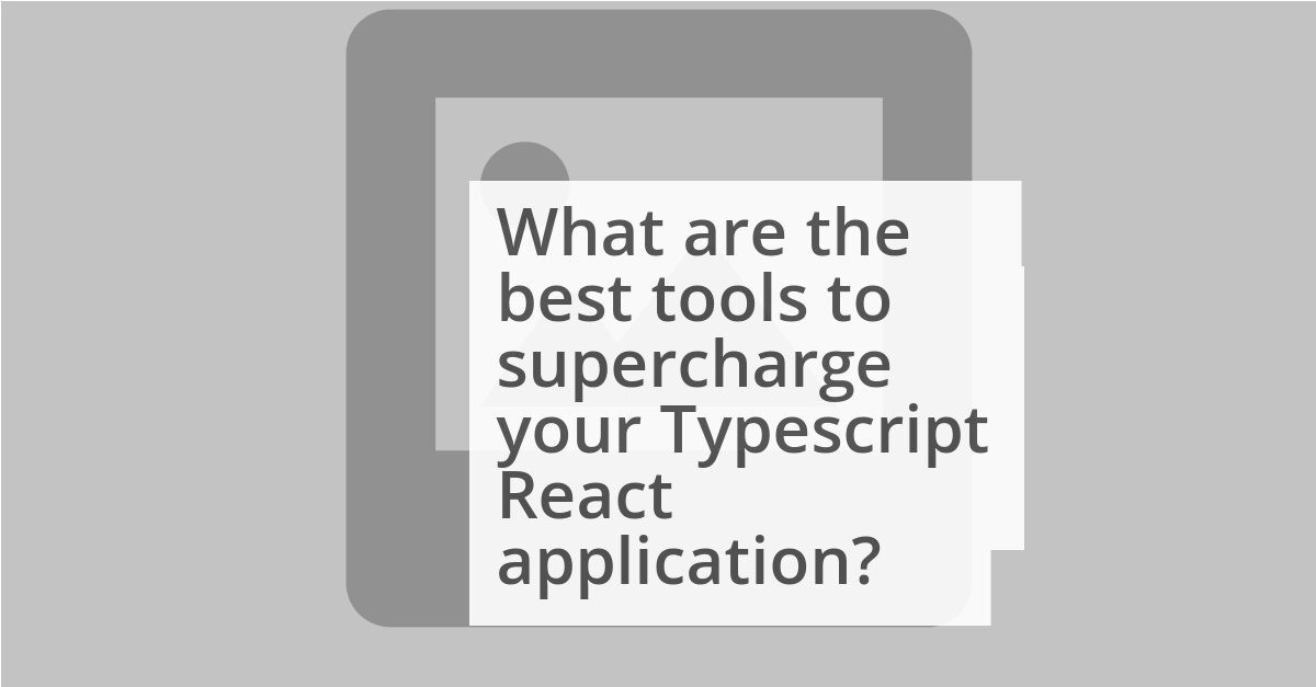 React Jobs on LinkedIn: Supercharge Your Typescript React Application ... React Jobs on LinkedIn: Supercharge Your Typescript React Application ...