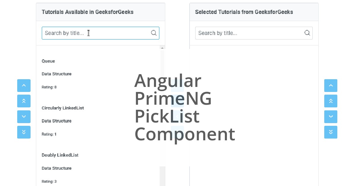 Angular Jobs on LinkedIn: Angular PrimeNG PickList Component Angular Jobs on LinkedIn: Angular PrimeNG PickList Component