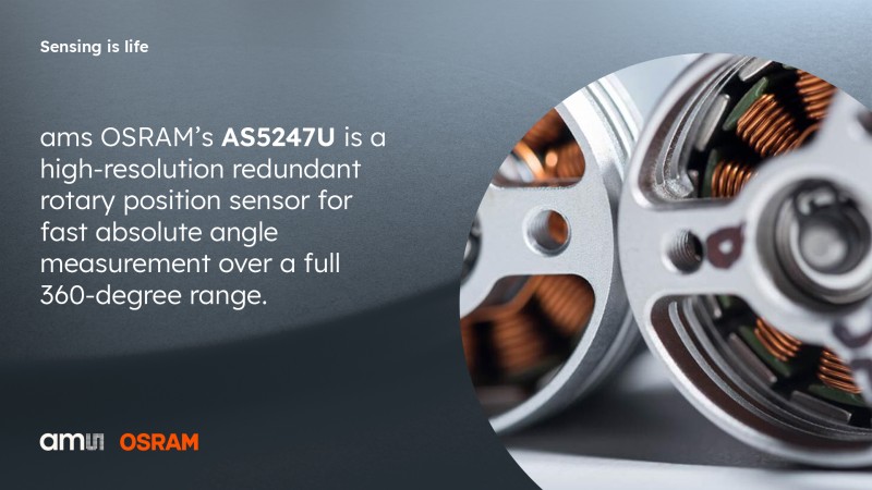 ams OSRAM on LinkedIn: ams AS5147U - High Resolution Rotary Position ... ams OSRAM on LinkedIn: ams AS5147U - High Resolution Rotary Position ...