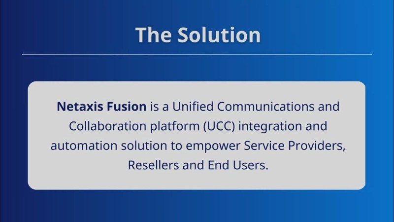 Netaxis Solutions on LinkedIn: Netaxis Fusion in 60 seconds Netaxis Solutions on LinkedIn: Netaxis Fusion in 60 seconds