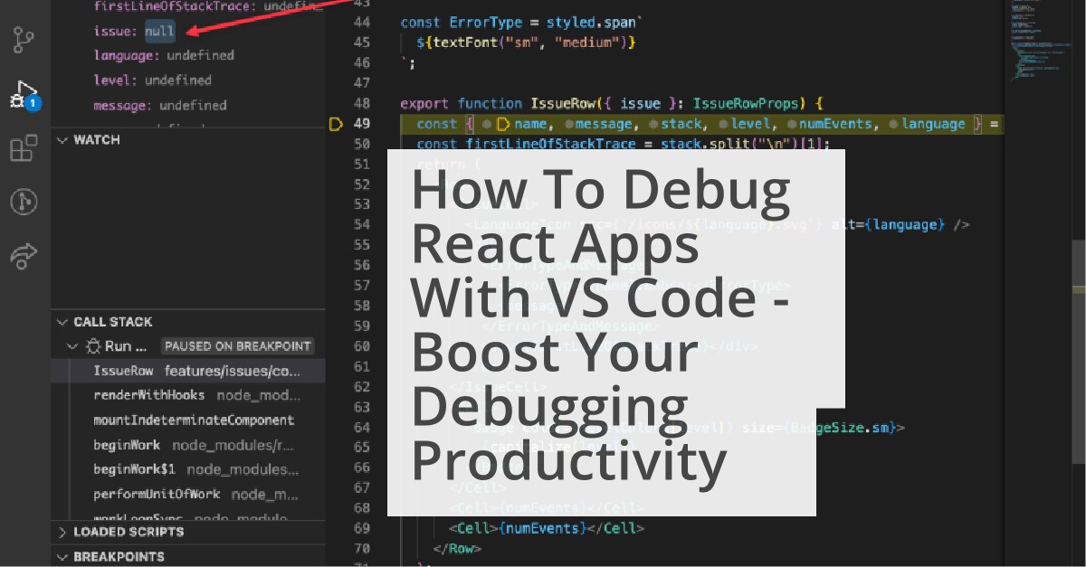 React Jobs on LinkedIn: How To Debug React Apps With VS Code - Boost ... React Jobs on LinkedIn: How To Debug React Apps With VS Code - Boost ...
