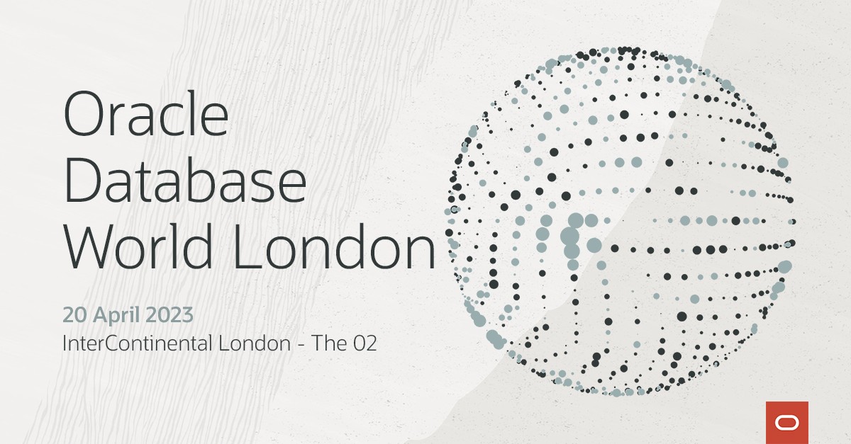 Simon Hall on LinkedIn: Oracle Database World London Simon Hall on LinkedIn: Oracle Database World London