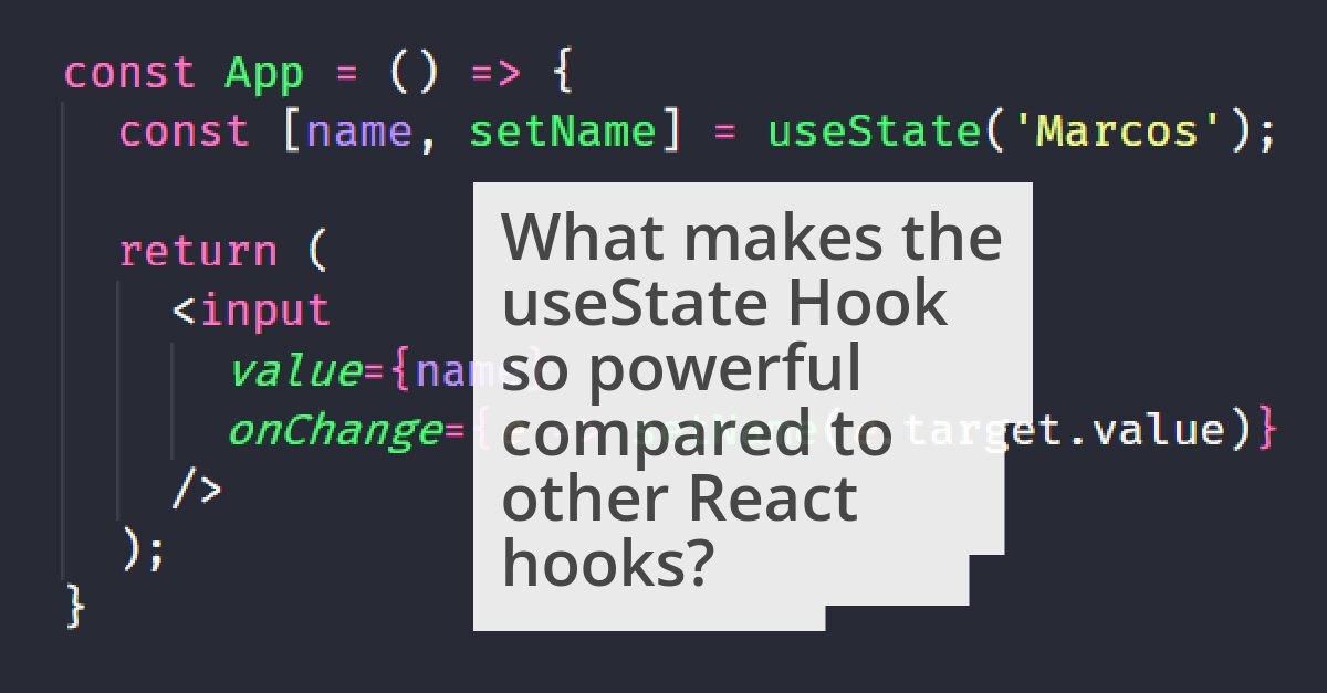React Jobs on LinkedIn: ⚛️ React Hooks - useState React Jobs on LinkedIn: ⚛️ React Hooks - useState