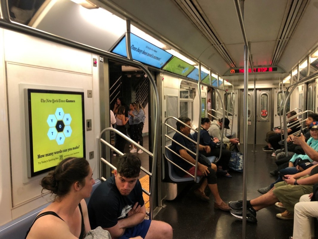 Victoria Mottesheard on LinkedIn: NYT subway ads unlock Spelling Bee in ... Victoria Mottesheard on LinkedIn: NYT subway ads unlock Spelling Bee in ...