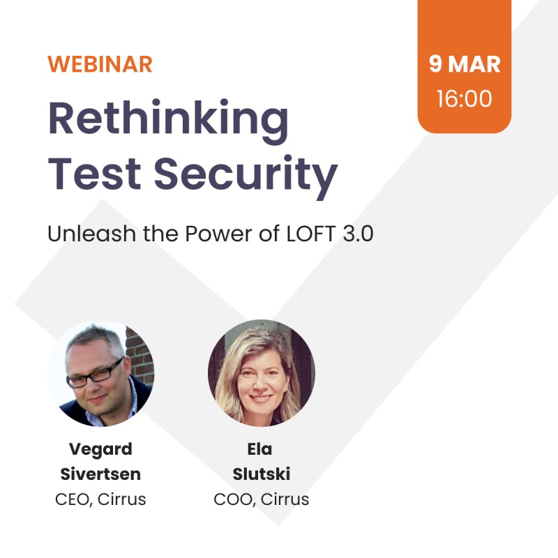 Cirrus Assessment on LinkedIn: Rethinking test security: LOFT 3.0 Cirrus Assessment on LinkedIn: Rethinking test security: LOFT 3.0