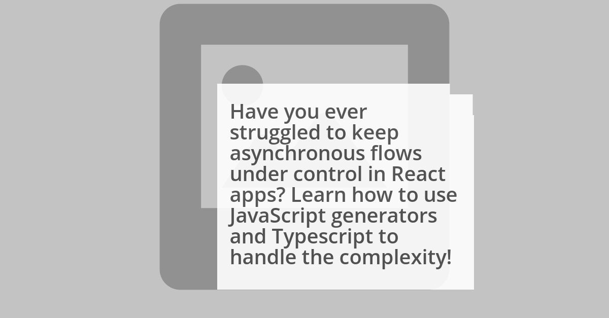 React Jobs on LinkedIn: Handling Complex Asynchronous Flows in React ... React Jobs on LinkedIn: Handling Complex Asynchronous Flows in React ...
