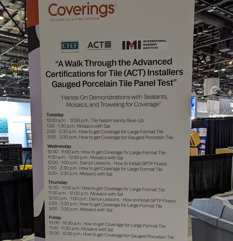 Ceramic Tile Education Foundation - CTEF on LinkedIn: Coverings 2023 ... Ceramic Tile Education Foundation - CTEF on LinkedIn: Coverings 2023 ...