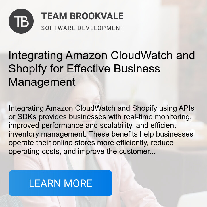 Thomas Saunders on LinkedIn: Integrating Amazon CloudWatch and Shopify ... Thomas Saunders on LinkedIn: Integrating Amazon CloudWatch and Shopify ...