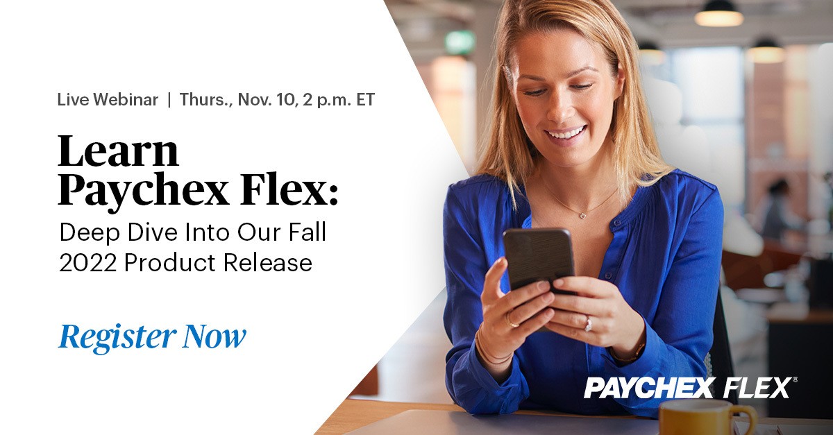 Buchanan-Lanzana Jeannie on LinkedIn: Learn Paychex Flex®: Deep Dive ... Buchanan-Lanzana Jeannie on LinkedIn: Learn Paychex Flex®: Deep Dive ...